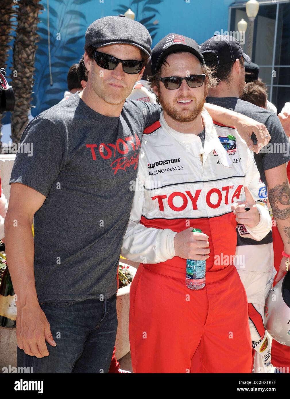 Stephen Moyer and AJ Buckley at the 35th Annual Toyota Pro/Celebrity ...