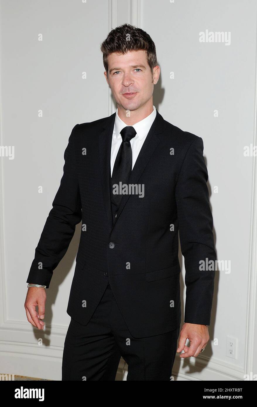 Robin Thicke attending the 31st Annual Silver Rose Gala & Auction held ...