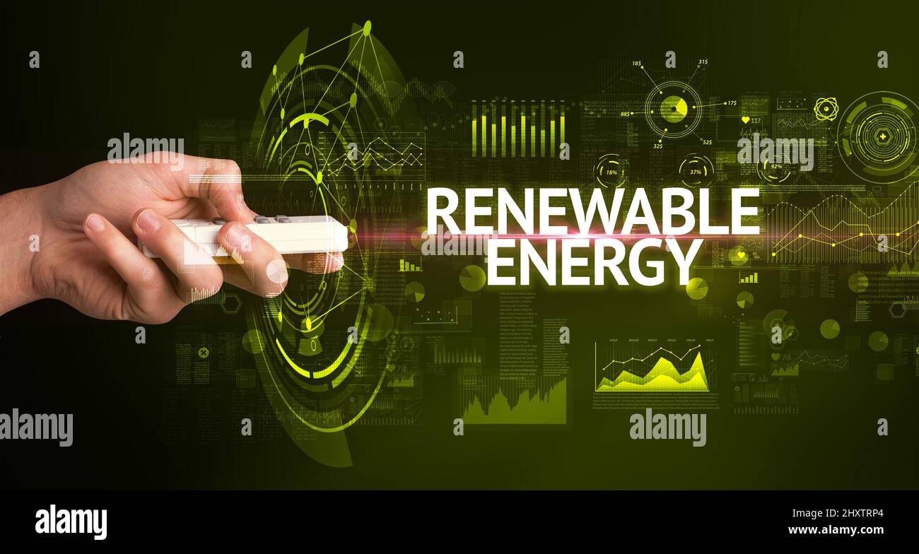 hand holding wireless peripheral, modern technology concept Stock Photo ...