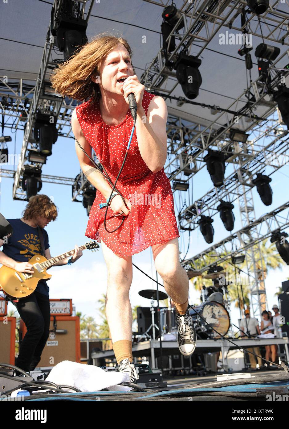 Matthew Shultz of Cage the Elephant at the Coachella Valley Music and ...