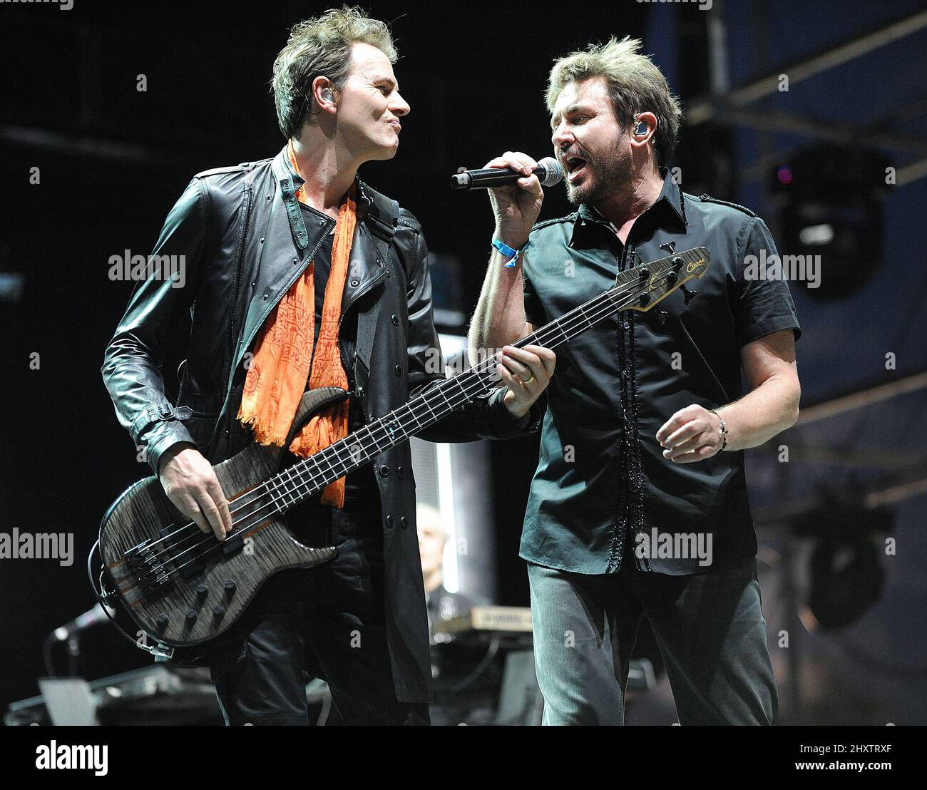John Taylor and Simon Le Bon of Duran Duran at the Coachella Valley ...