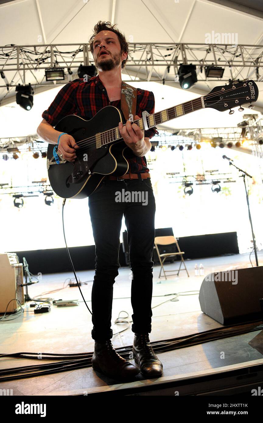 Kristian Matsson of The Tallest Man on Earth at the Coachella Valley ...
