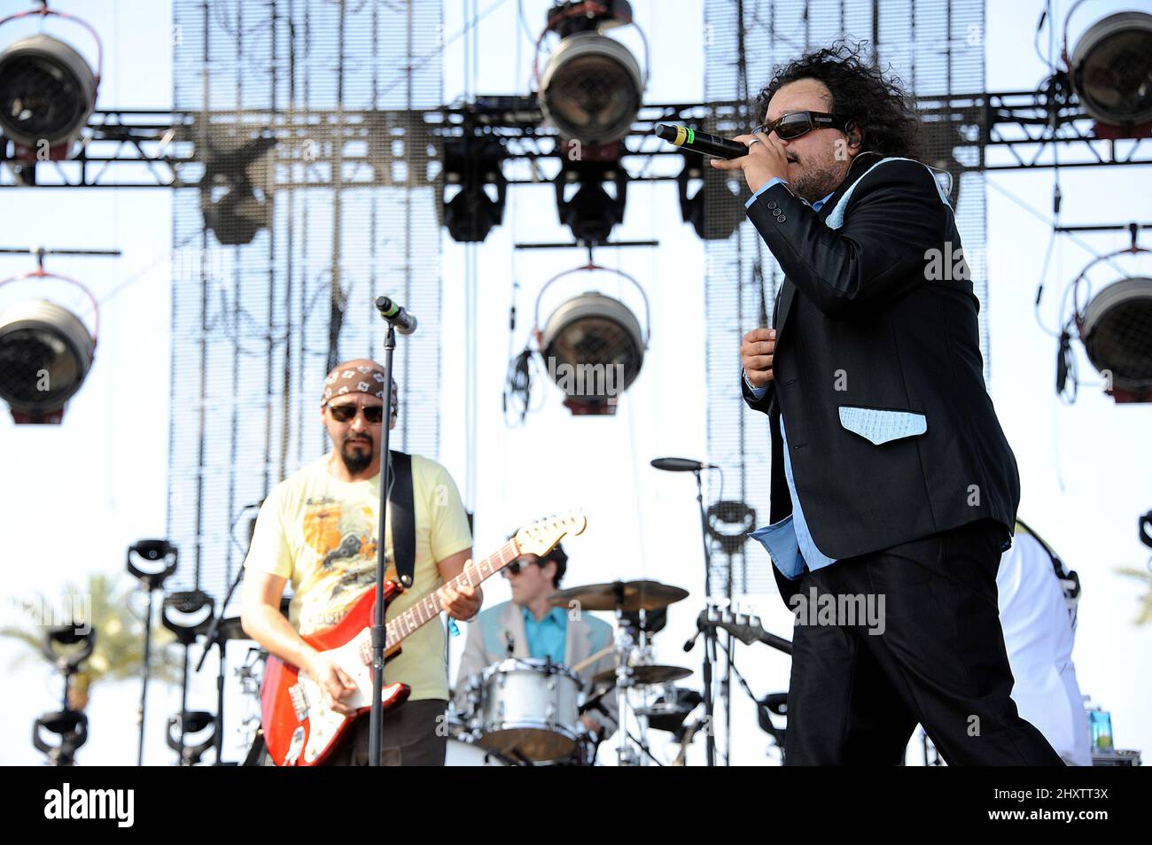 Ozomatli at the Coachella Valley Music and Arts Festival held at the ...