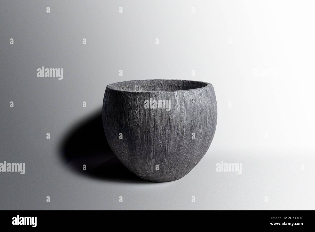 Closeup of a ceramic pot isolated on white Stock Photo - Alamy