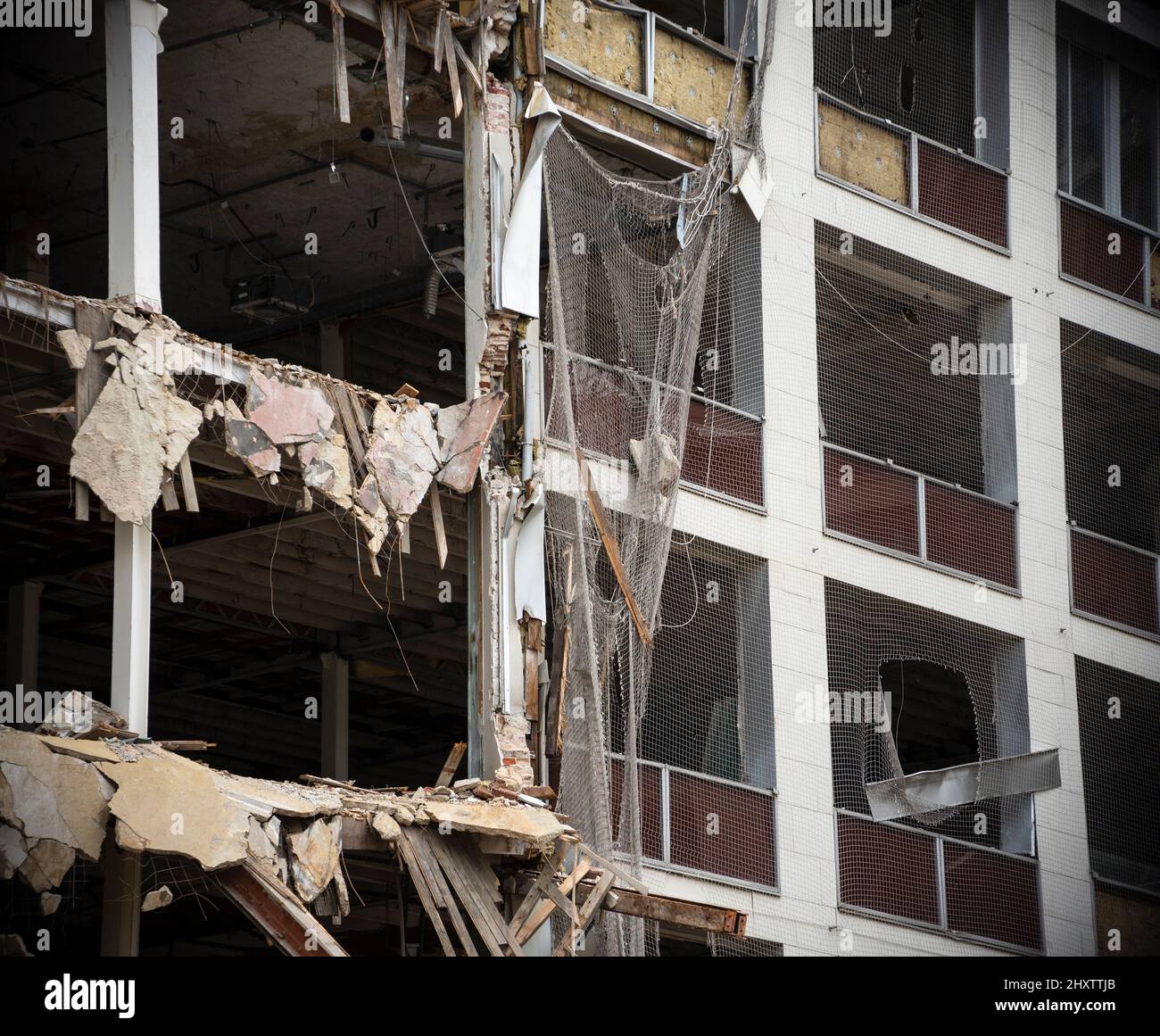 Demolition site. Destruction concept. Paris, France Stock Photo - Alamy