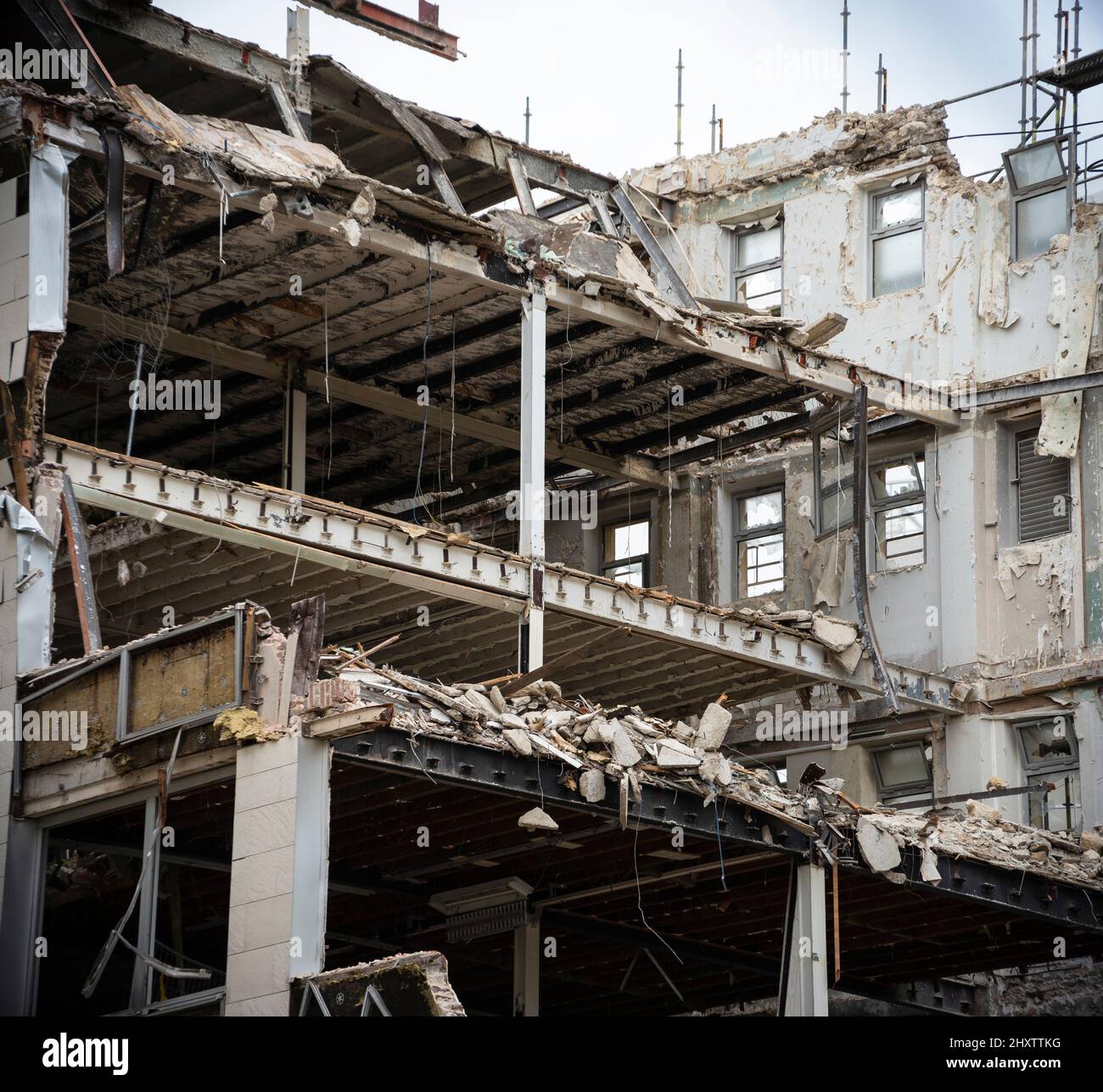 Demolition site. Destruction concept. Paris, France Stock Photo - Alamy