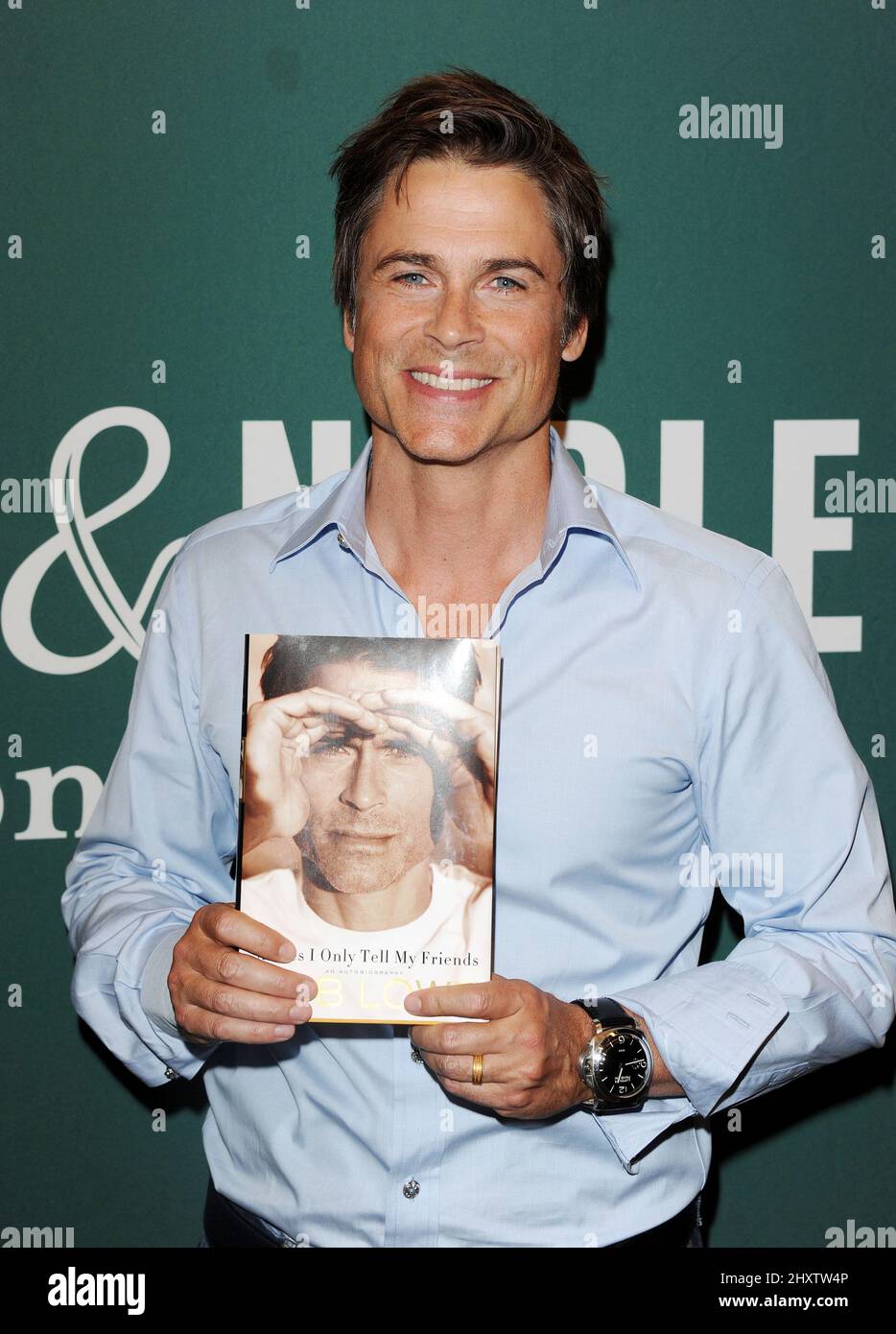 Rob Lowe at the 'Stories I Only Tell My Friends' book signing, held at ...