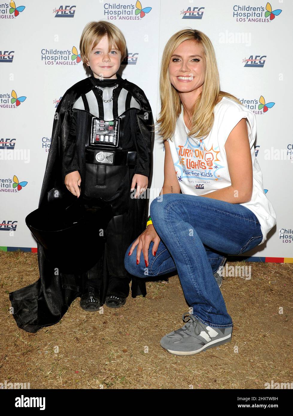 Heidi Klum attending "Turn On The Lights" 5K Walk in Support of ...
