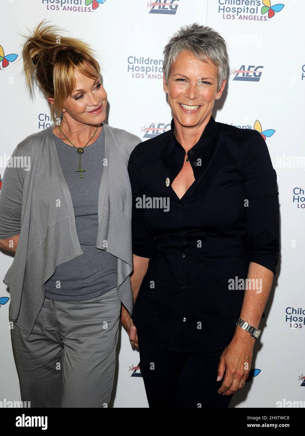 Melanie Griffith and Jamie Lee Curtis attending "Turn On The Lights" 5K ...