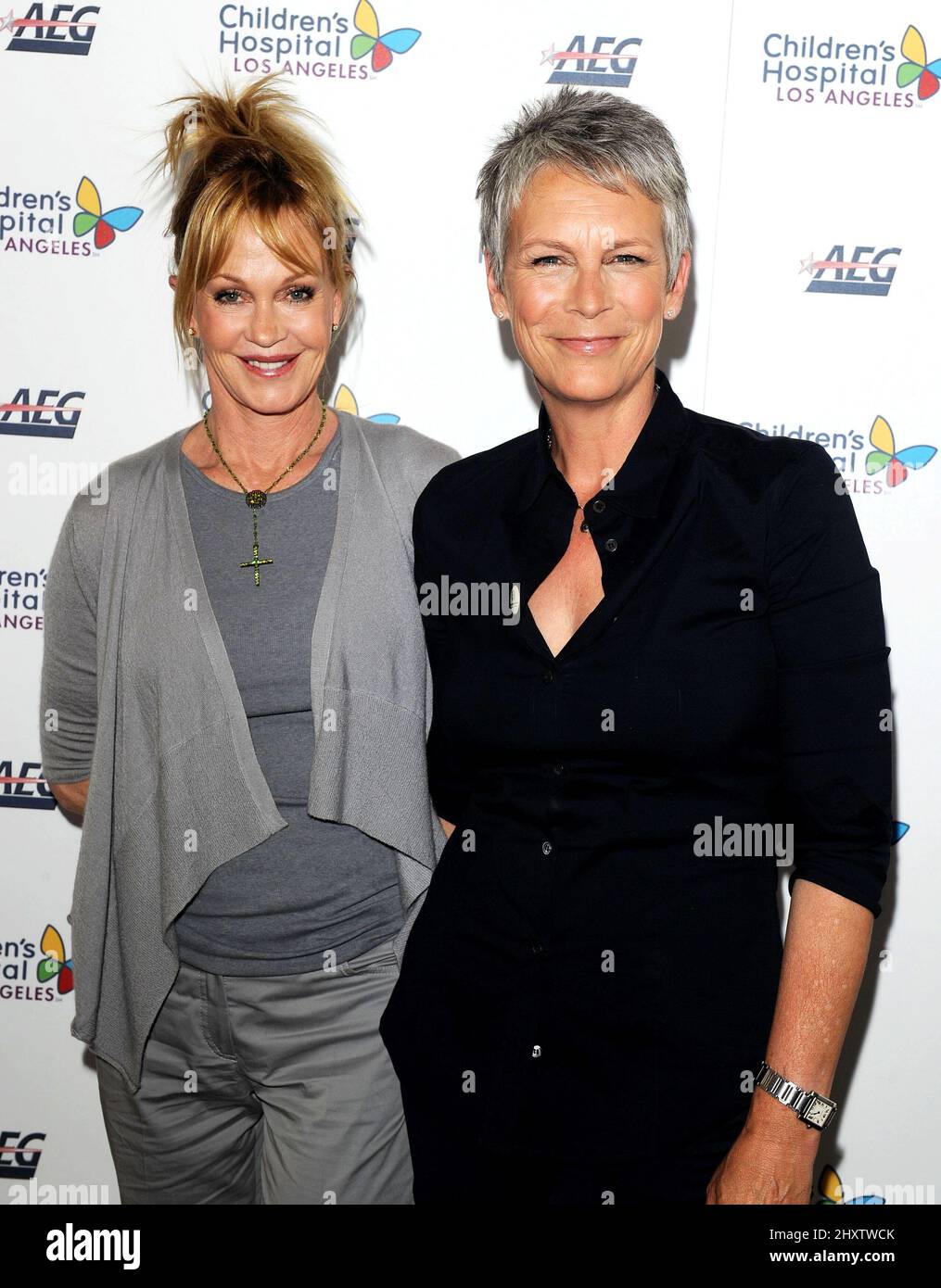Melanie Griffith and Jamie Lee Curtis attending "Turn On The Lights" 5K ...