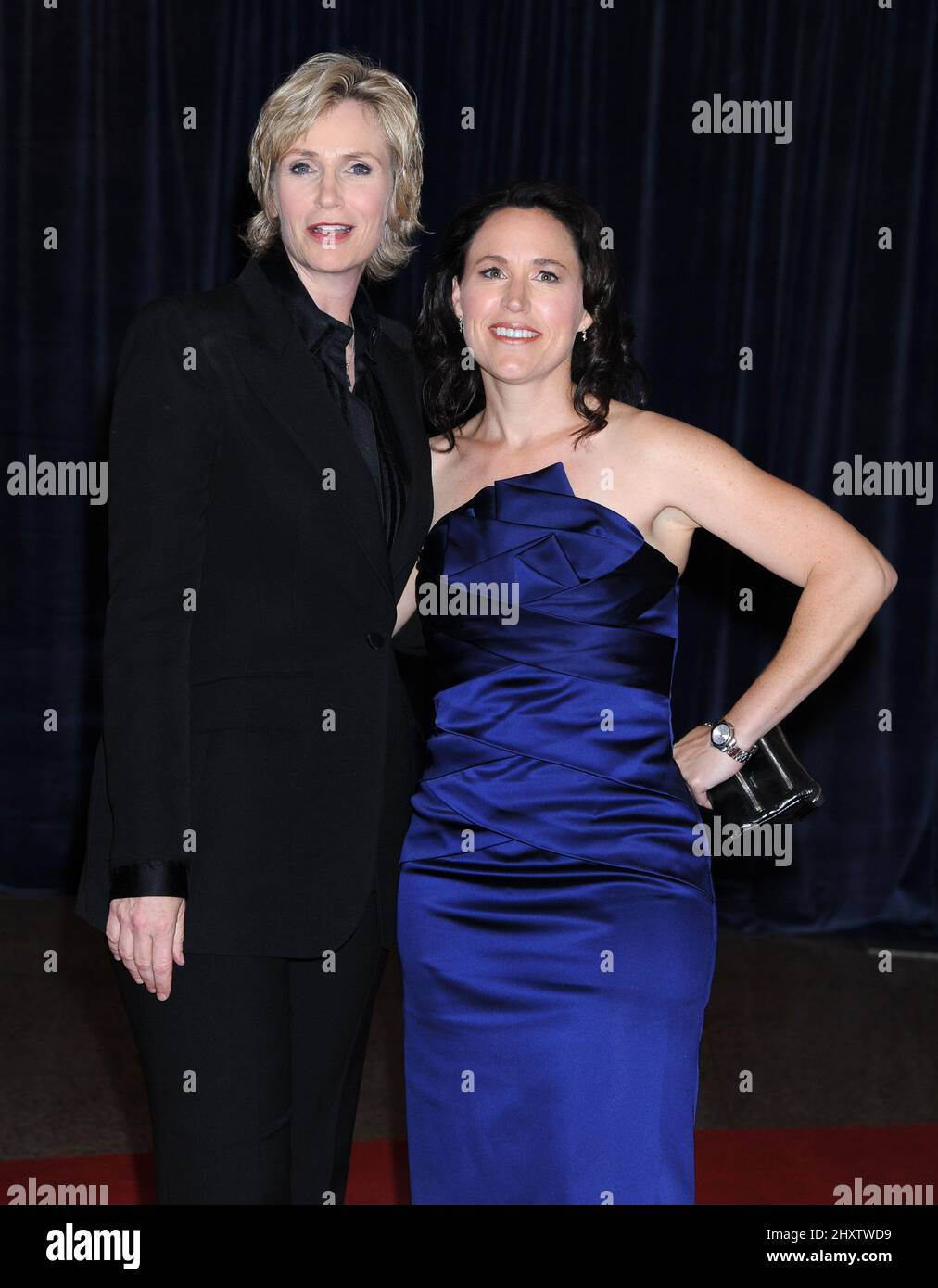 Jane Lynch and Lara Embry attending the White House Correspondents ...