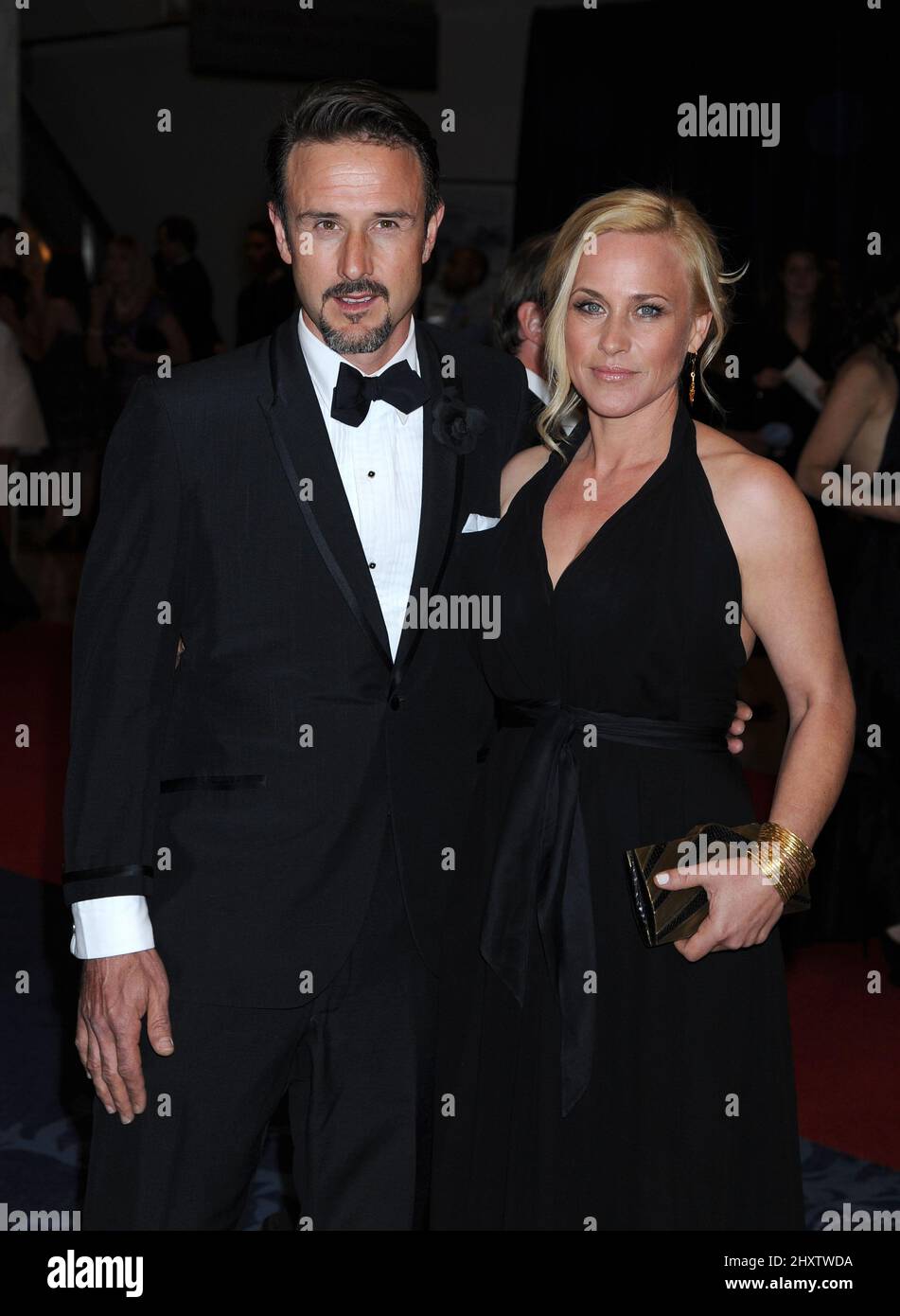 David Arquette and Patricia Arquette attending the White House ...