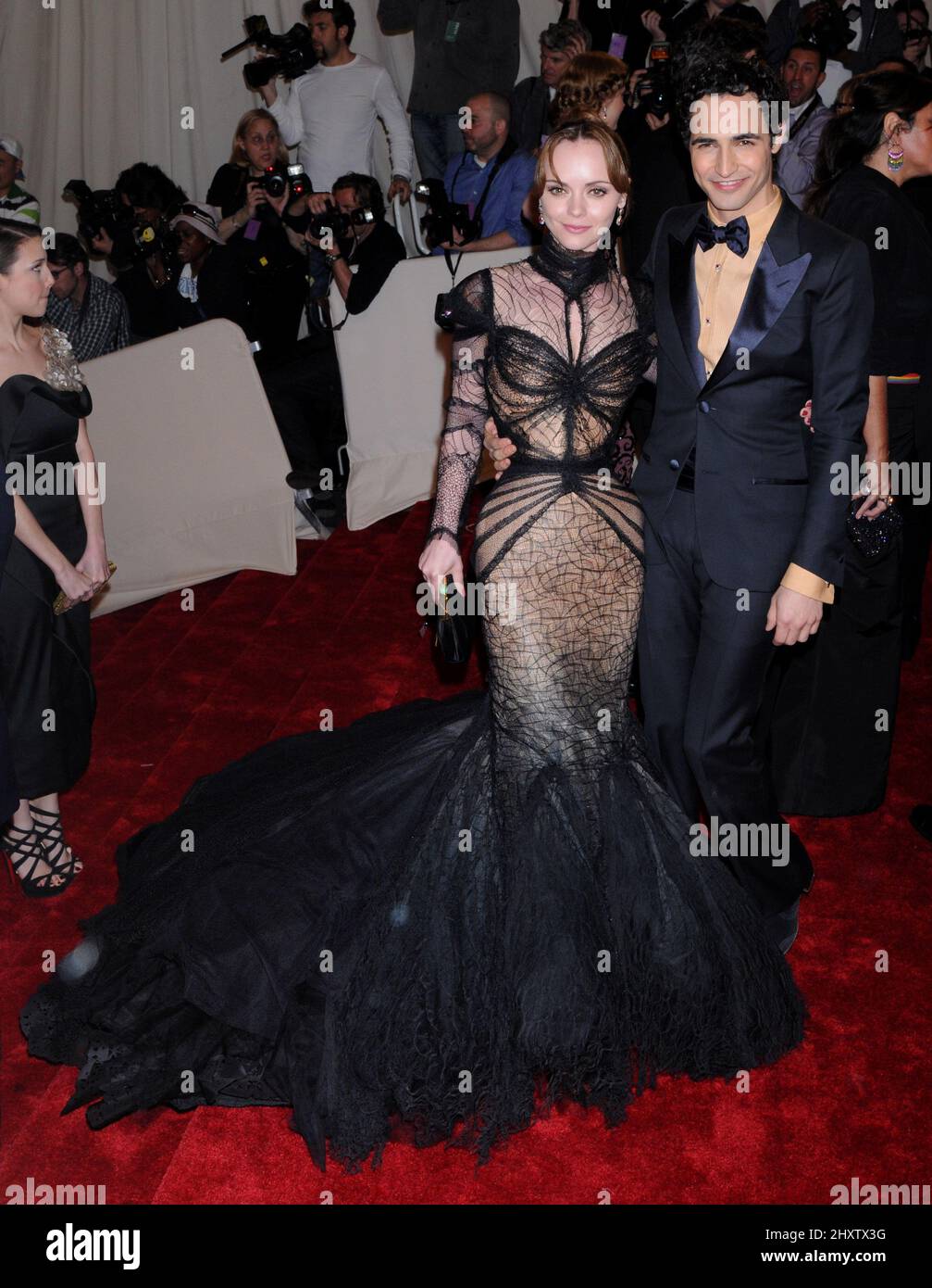 Christina Ricci and Zac Posen arriving for the Metropolitan Museum ...