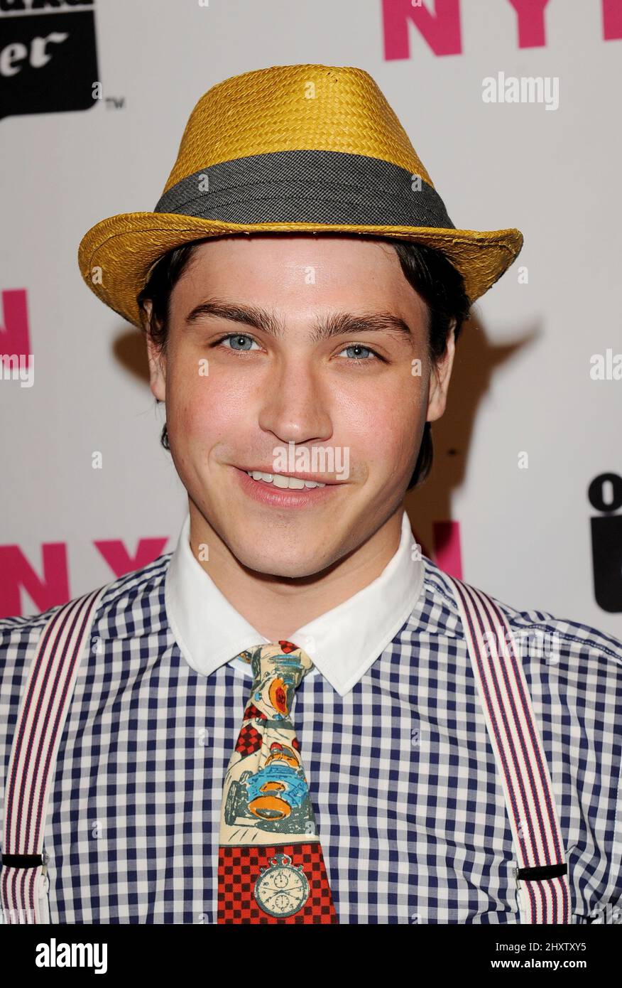 Logan Huffman NYLON Magazine May "Young Hollywood" Party held at Bardot ...