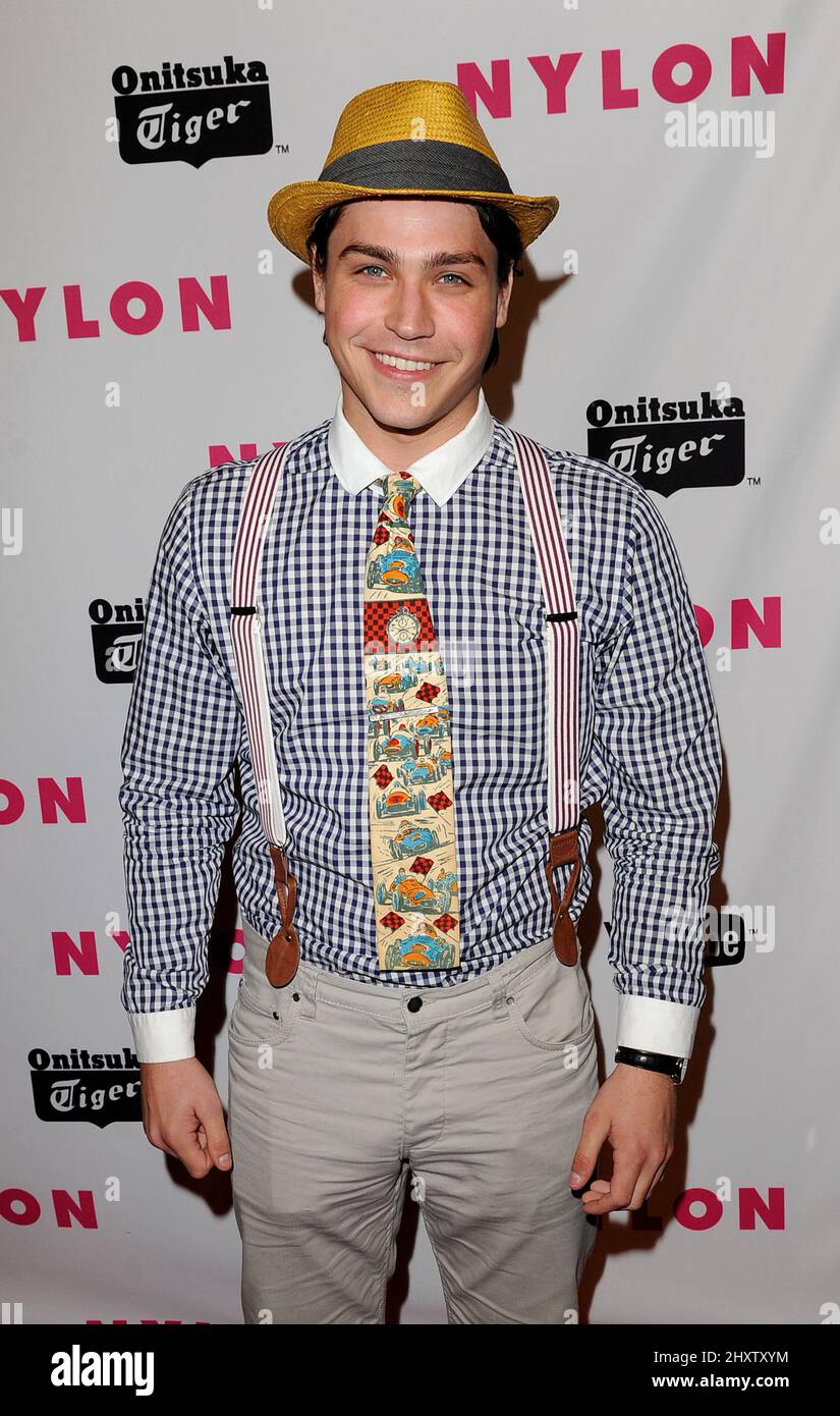 Logan Huffman NYLON Magazine May "Young Hollywood" Party held at Bardot ...