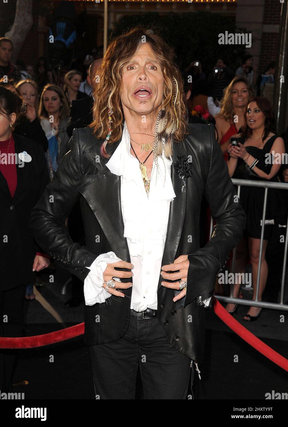 Steven Tyler at the "Pirates of the Caribbean: On Stranger Tides" World ...