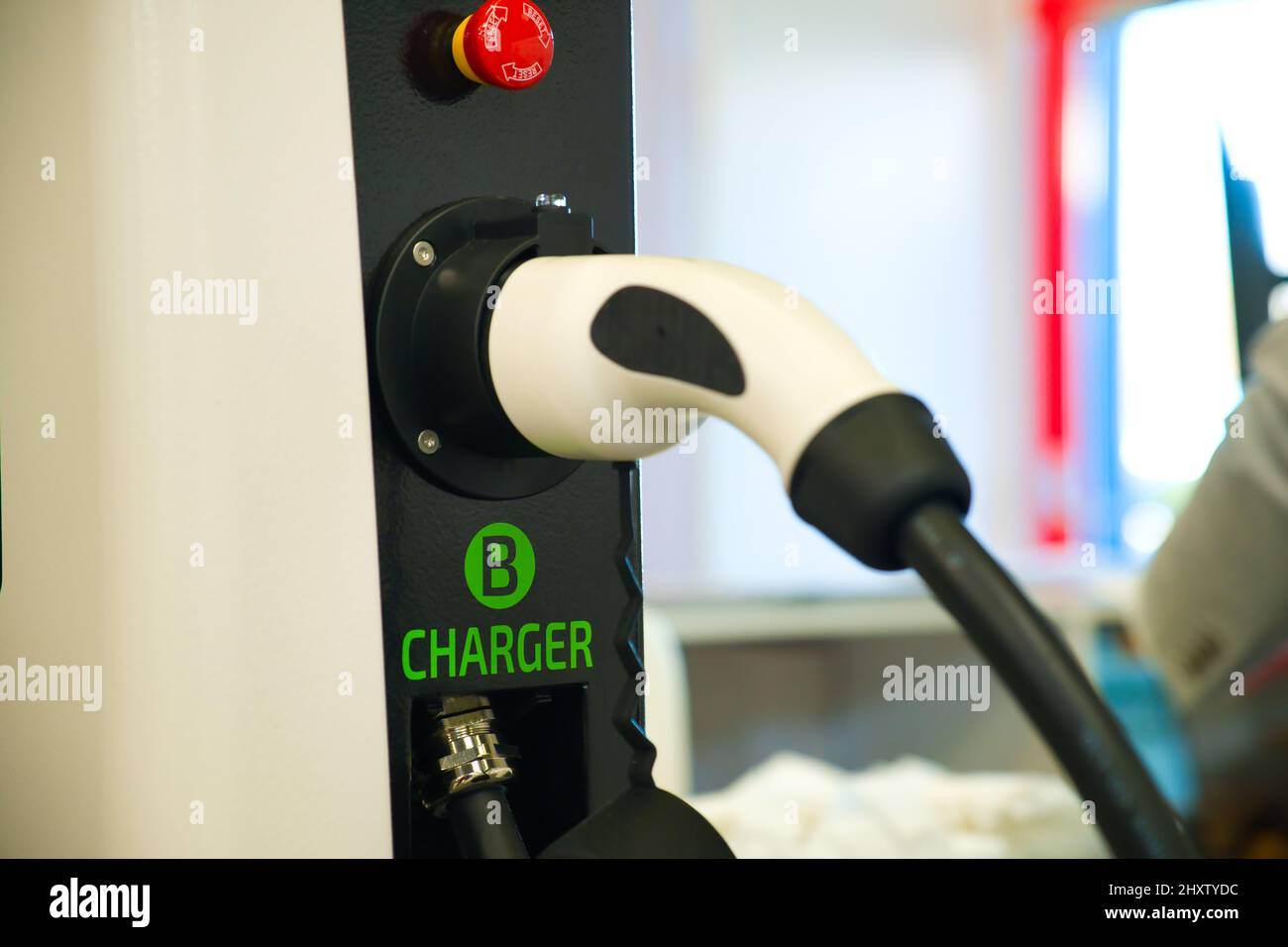 Electric car charger installation hi-res stock photography and images ...