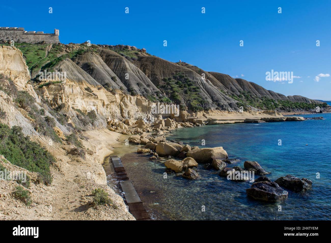 Clay slope malta hi-res stock photography and images - Alamy