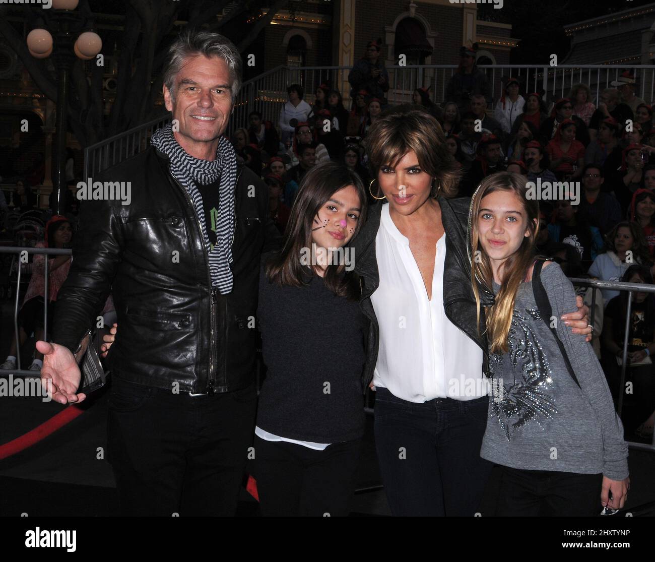 Harry Hamlin, Lisa Rinna, Delilah Hamlin and Amelia Hamlin attending ...
