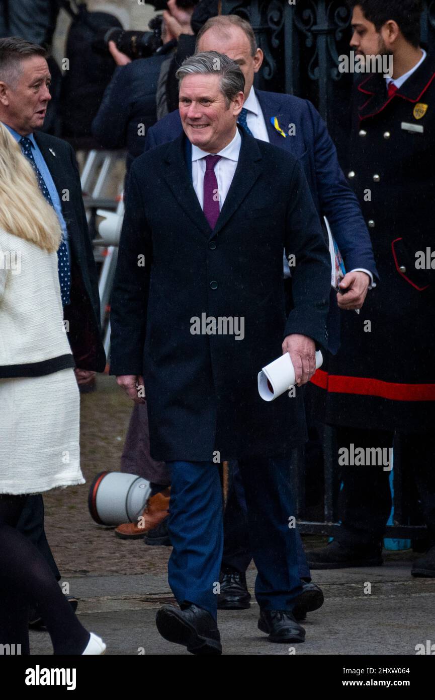 London, UK. 14 March 2022. Keir Starmer, Leader of the Labour party ...