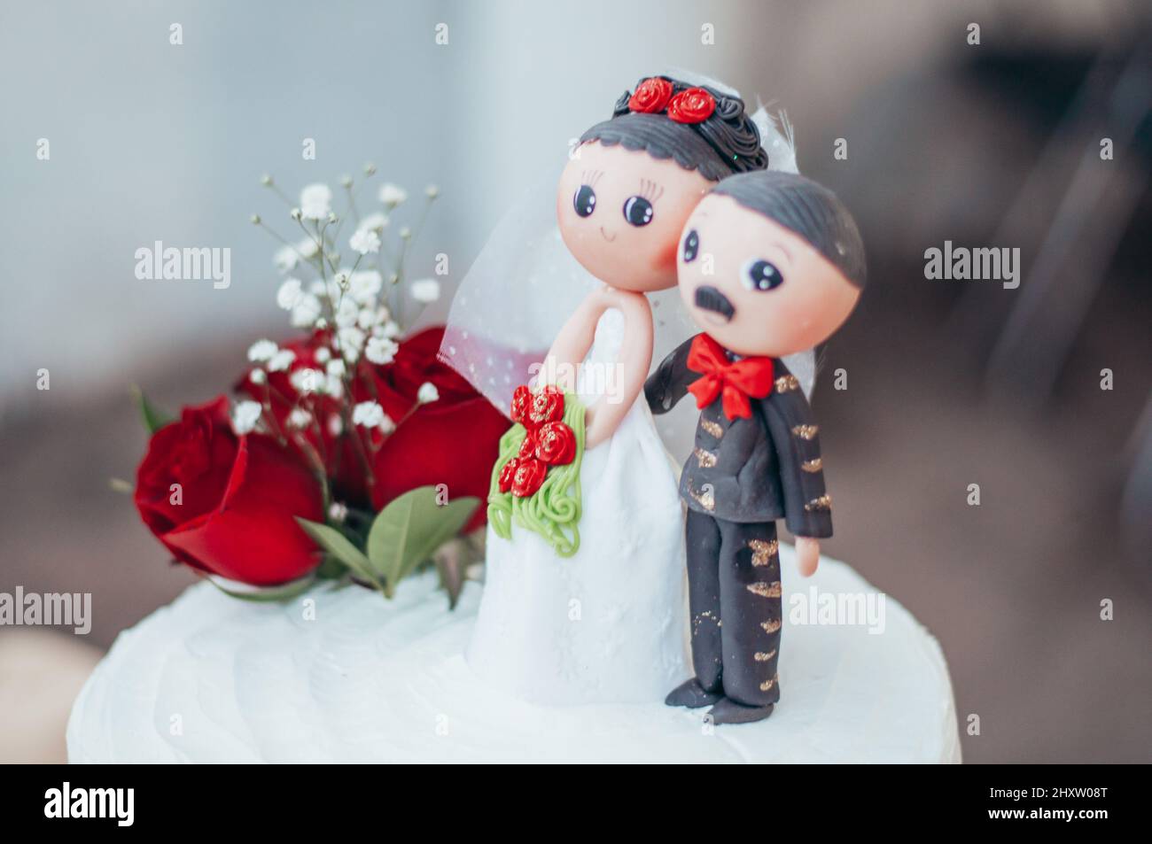 Preparation for a special day- beautiful decorations for the wedding ...