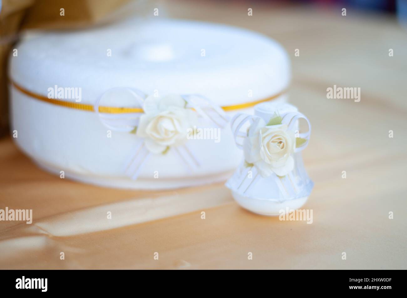 Preparation for a special day- beautiful decorations for the wedding ...