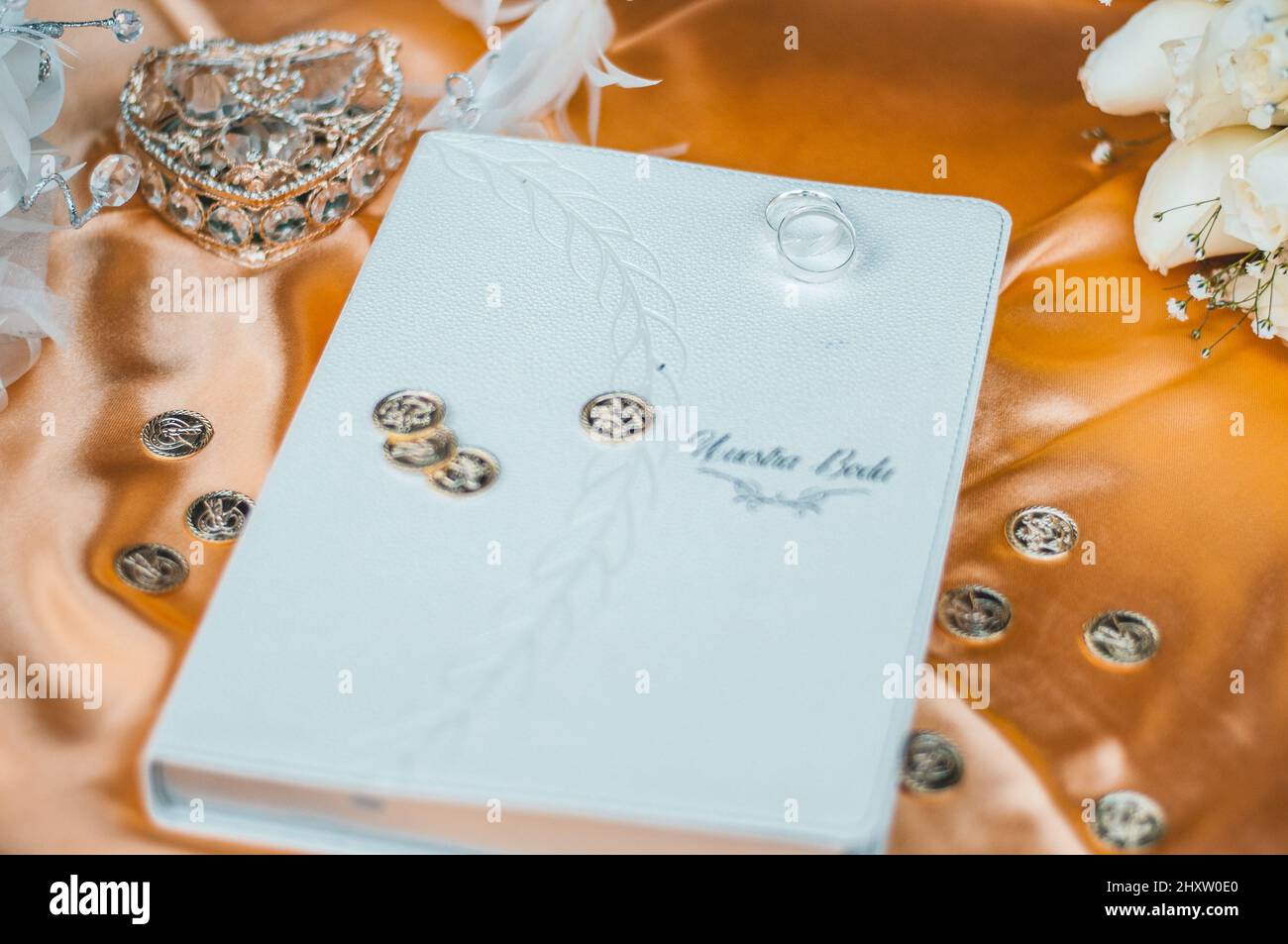 Preparation for a special day- beautiful decorations for the wedding ...