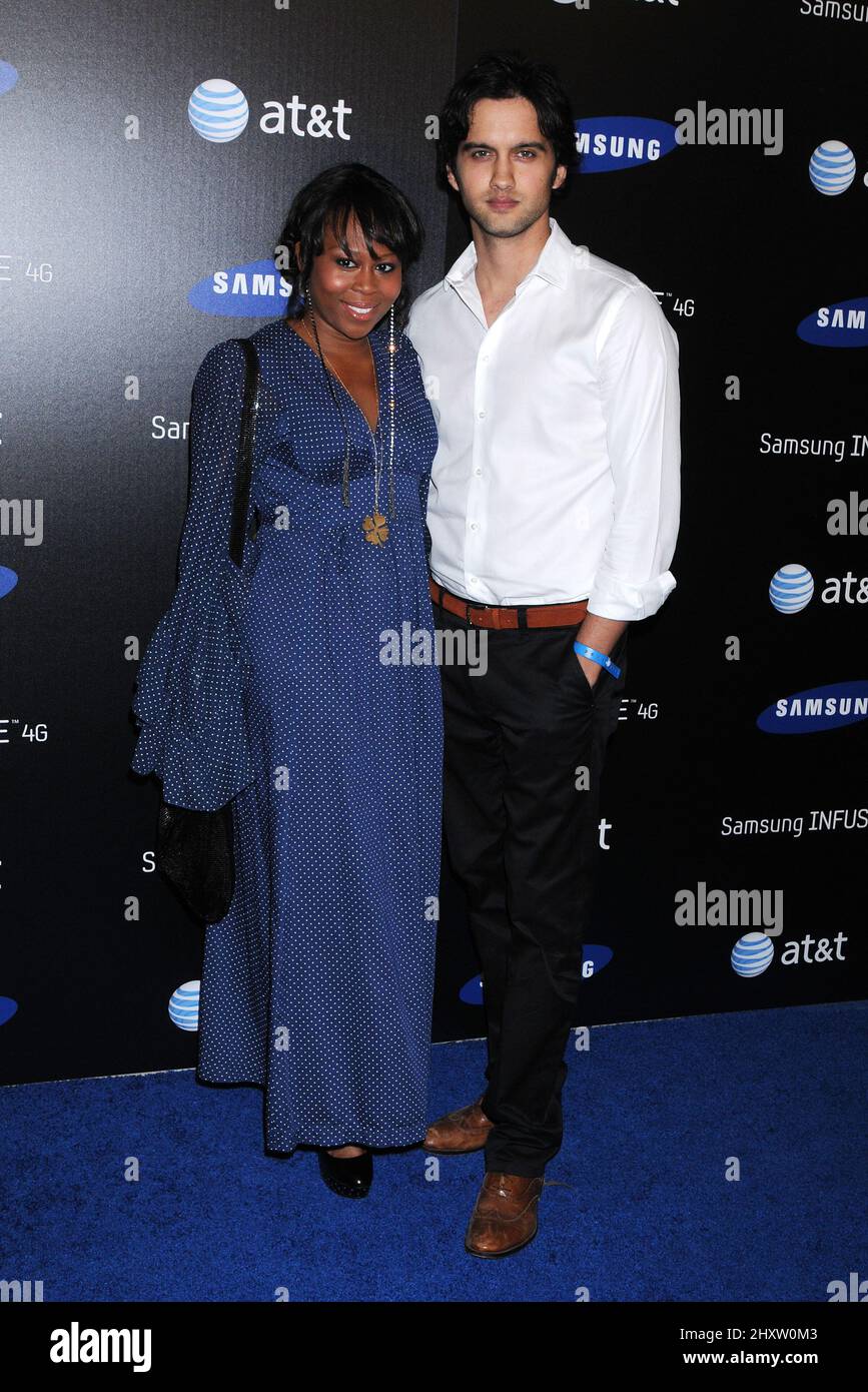 Michael Steger and Brandee Tucker at the Samsung Infuse 4G for AT&T ...