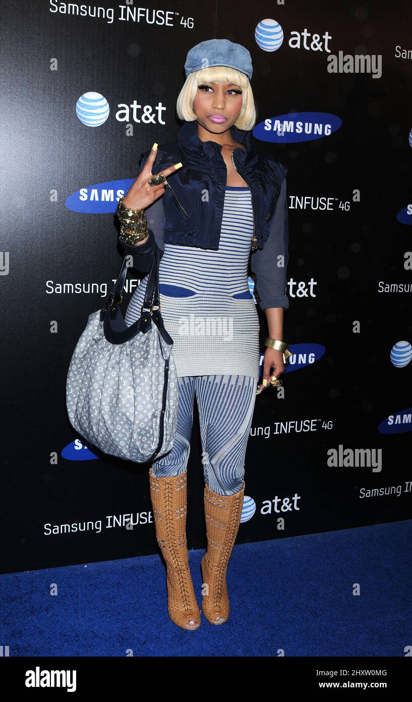 Nicki Minaj at the Samsung Infuse 4G for AT&T Launch Event Featuring ...