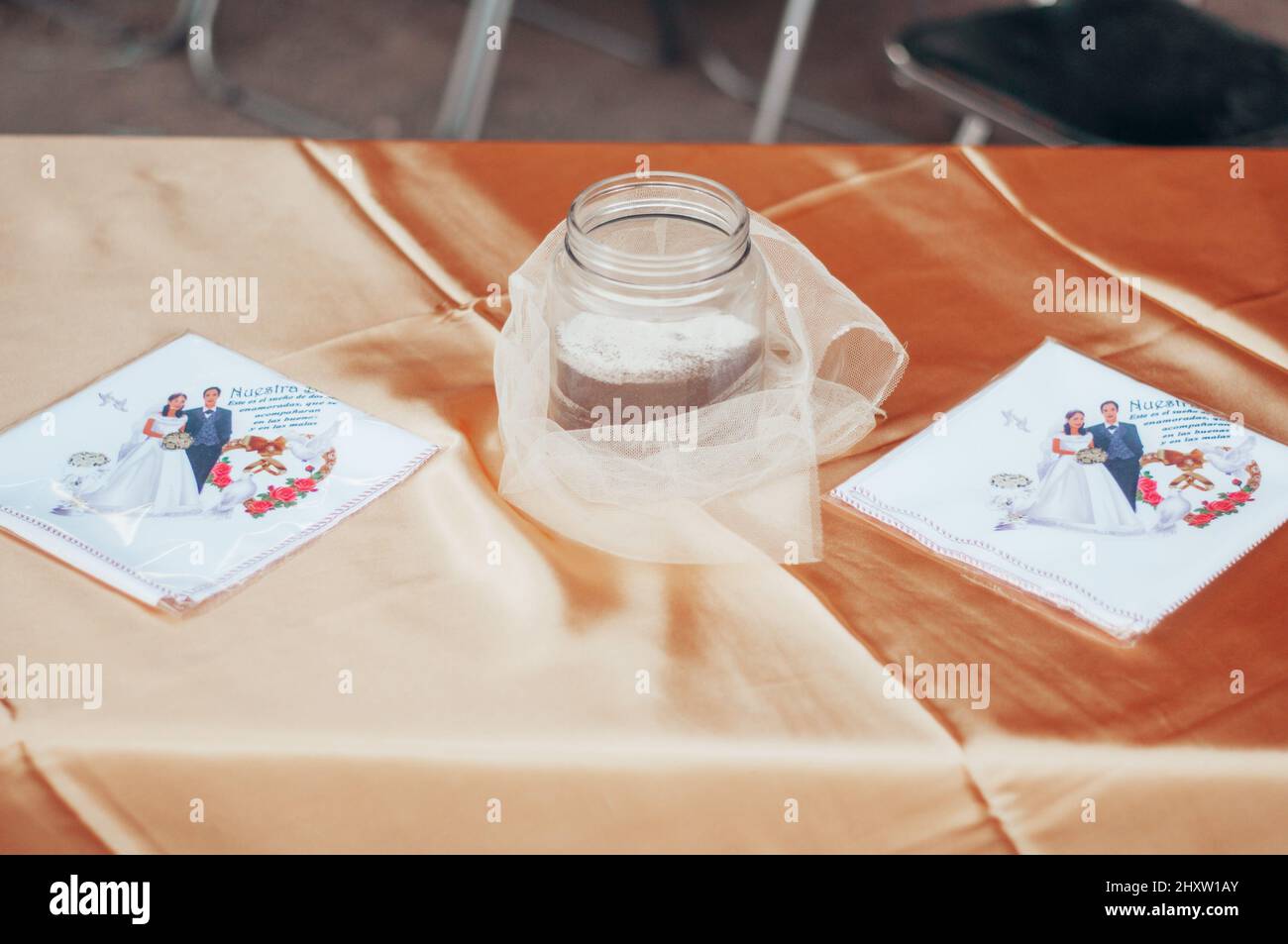 Preparation for a special day- beautiful decorations for the wedding ...