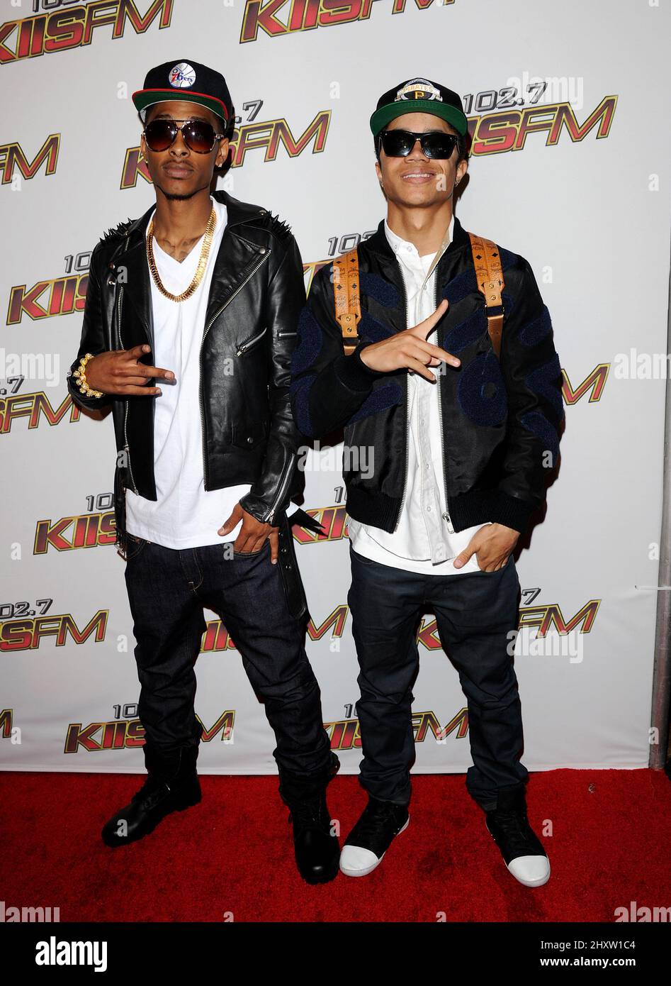 New Boyz during the 2011 KIIS FM Wango Tango Concert held at the Staple ...