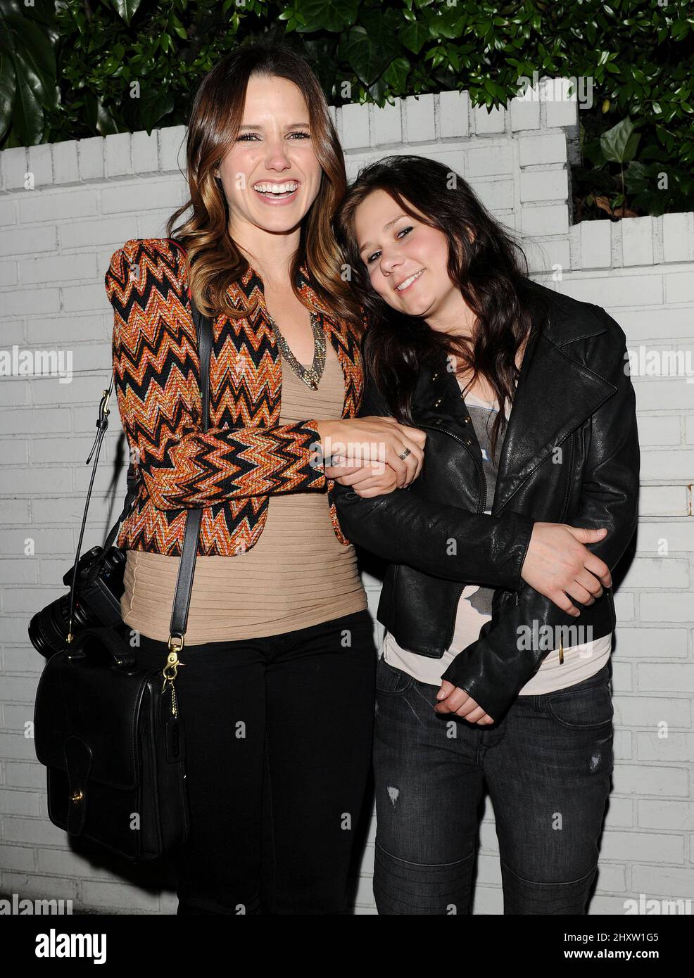 Sophia Bush and her friend is seen out and about in Los Angeles ...