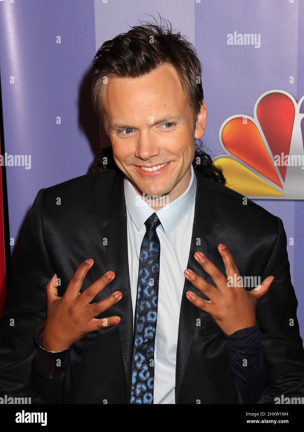 Yvette Nicole Brown and Joel McHale attends the 2011-2012 NBC Upfront ...