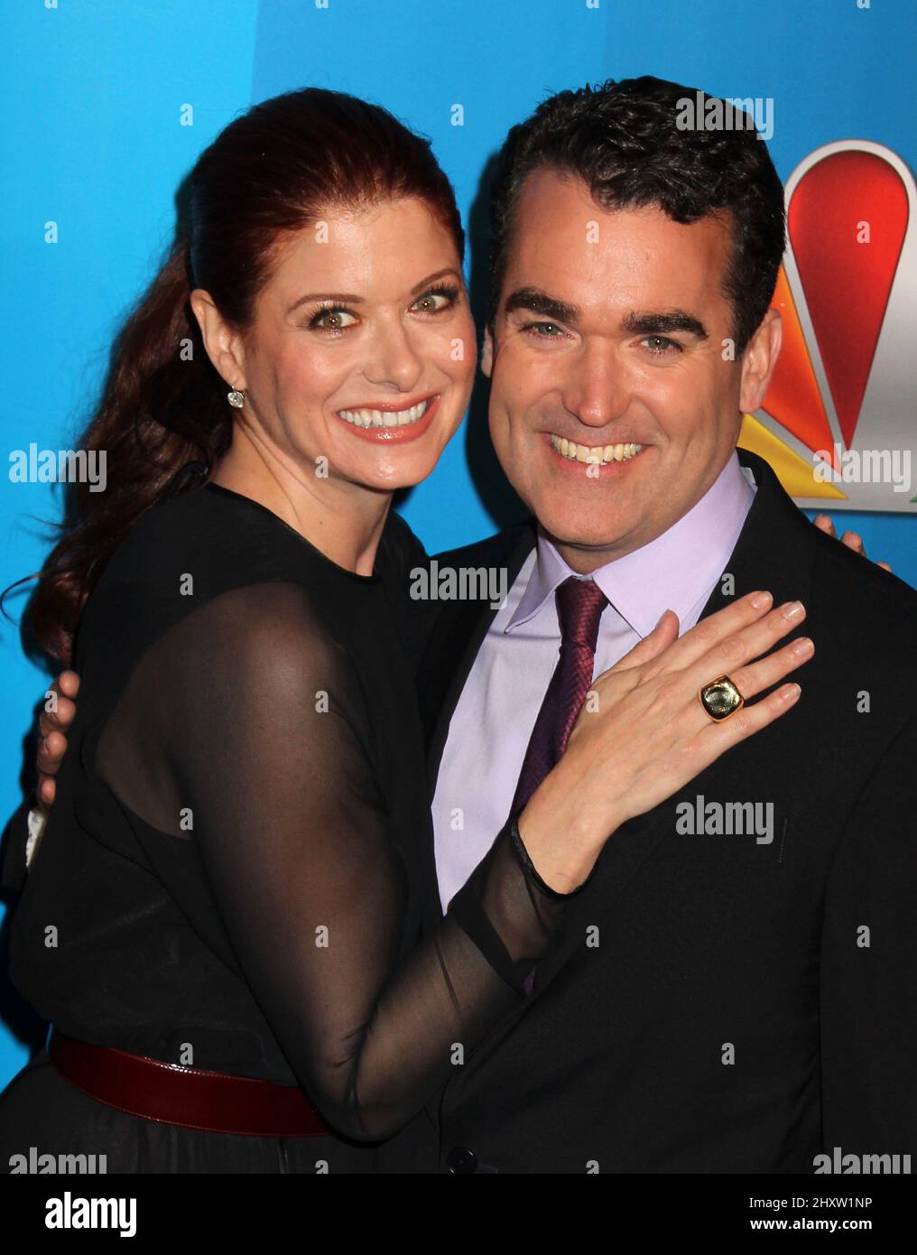 Debra Messing attends the 2011-2012 NBC Upfront Presentation, held at ...