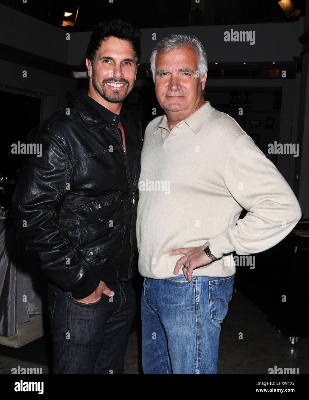 Don Diamont and John McCook at the Bold and the Beautiful celebration ...