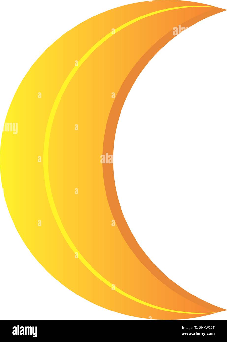 golden moon icon Stock Vector Image & Art - Alamy