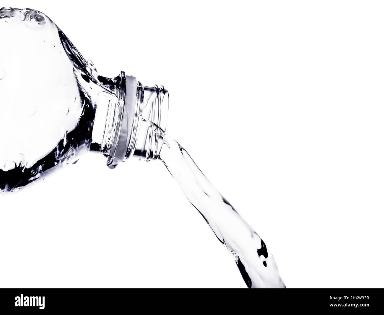 Bottled water splashing Cut Out Stock Images & Pictures - Alamy