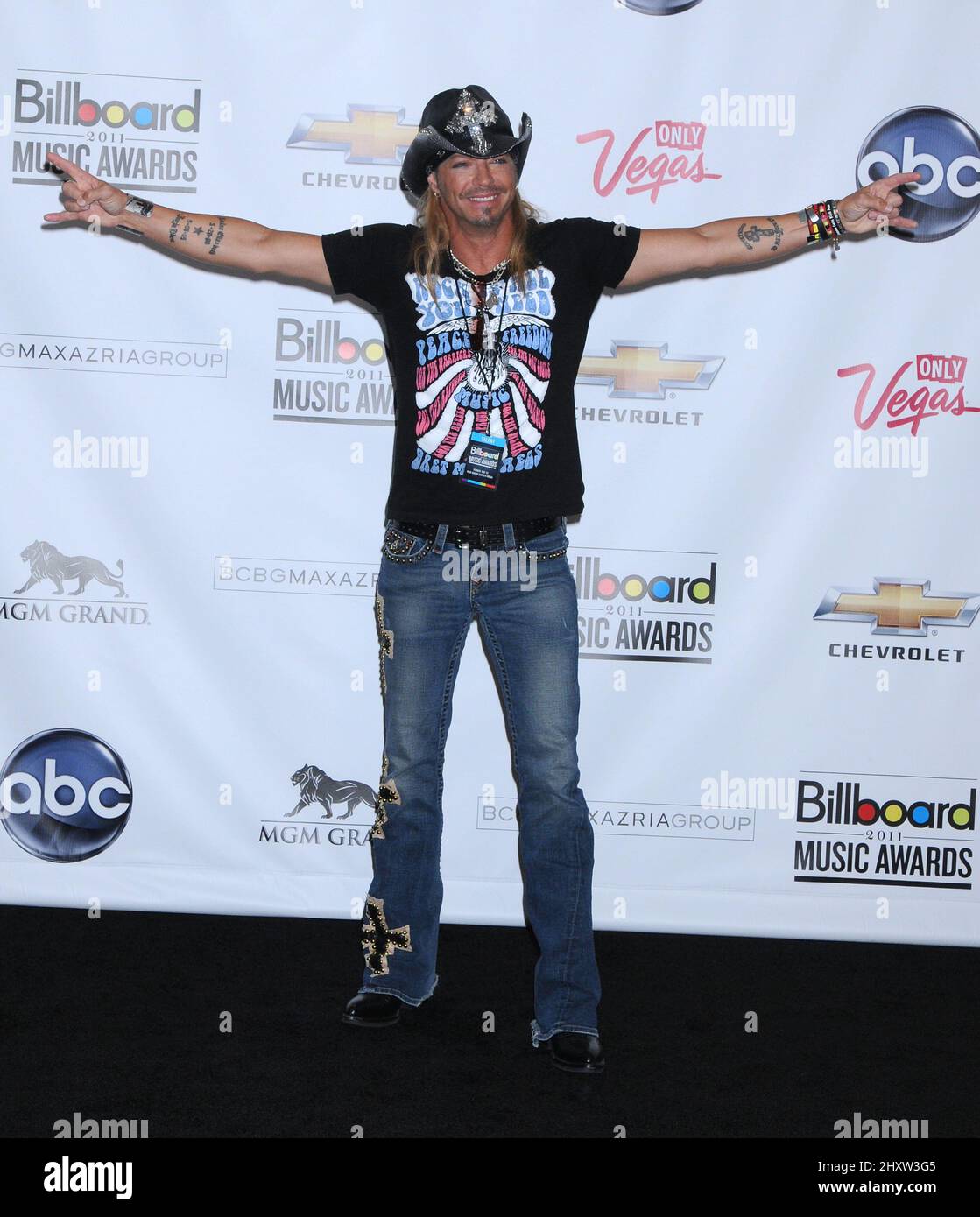 Bret Michaels at the 2011 Billboard Music Awards held at the MGM Grand ...