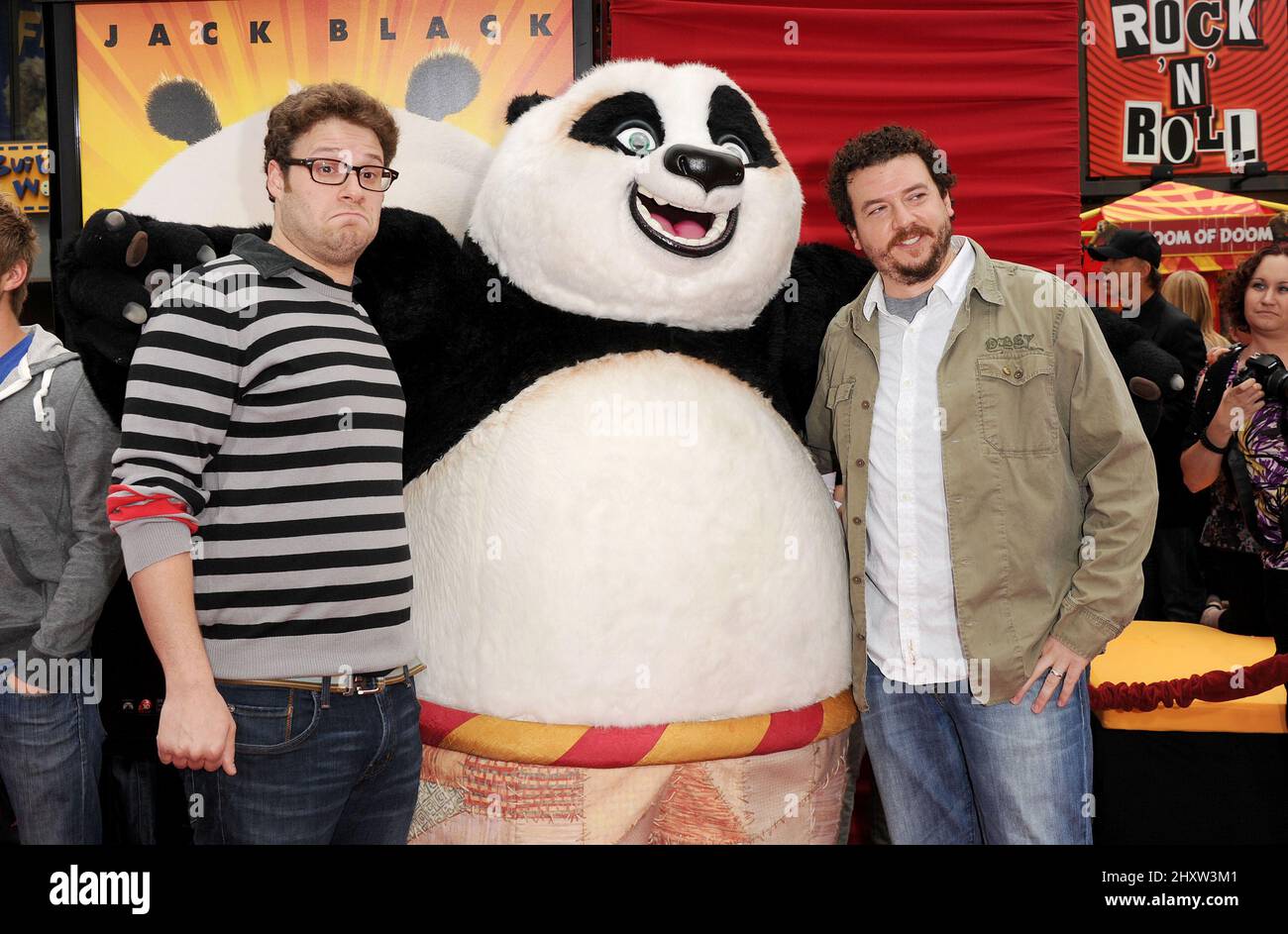 Seth Rogen and Danny McBride at the 'Kung Fu Panda 2' premiere held at ...