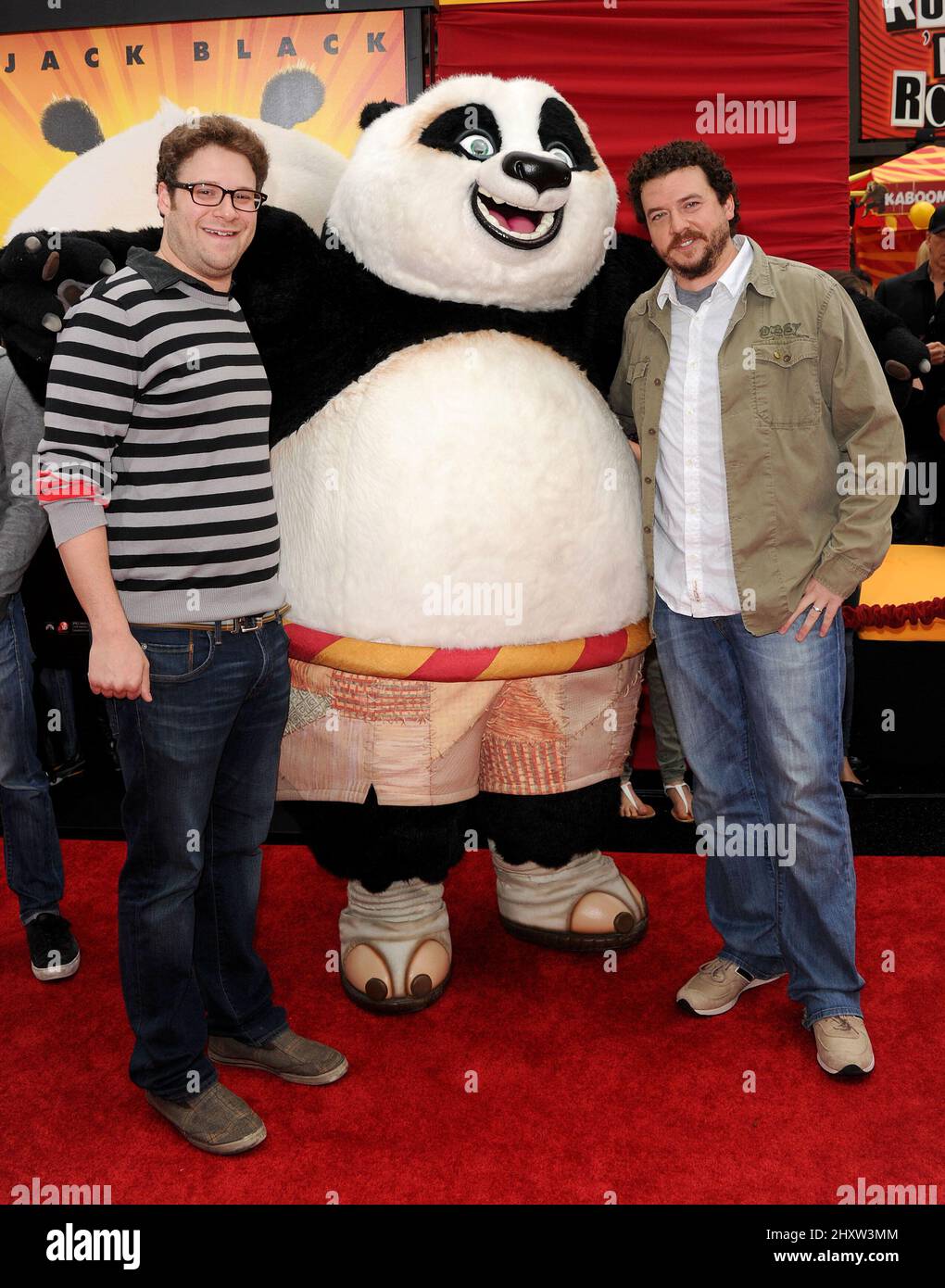 Seth Rogen and Danny McBride at the 'Kung Fu Panda 2' premiere held at Grauman's Chinese Theatre ...