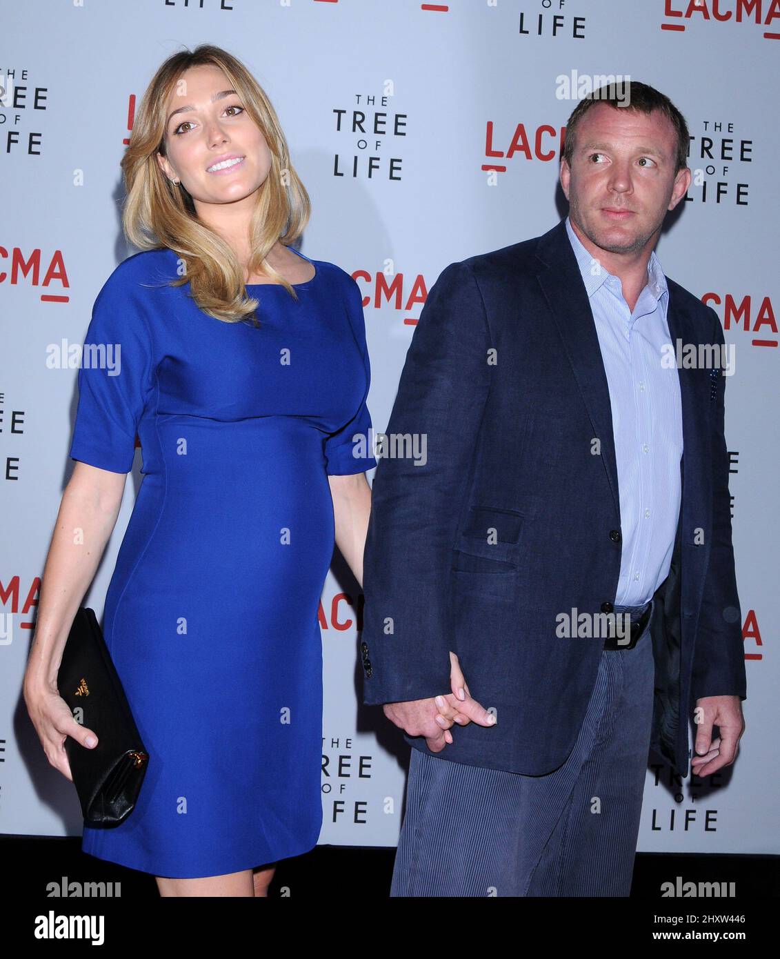 Jacqui Ainsley and Guy Ritchie at the 'Tree of Life' Los Angeles ...