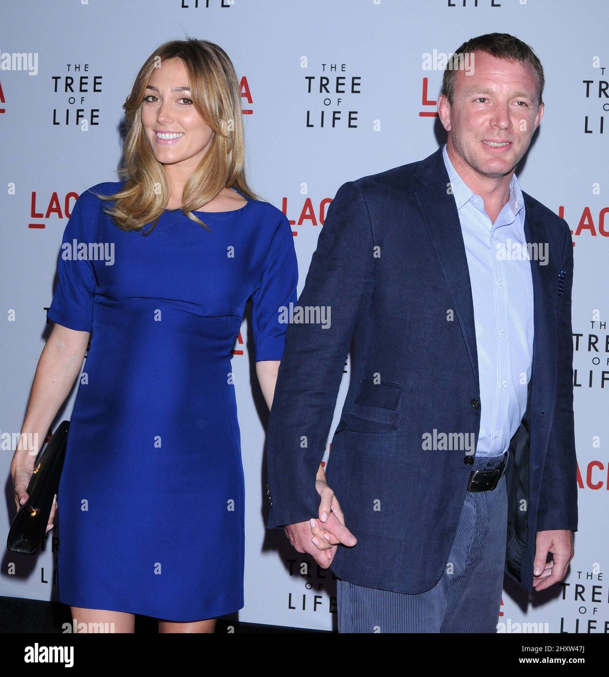 Jacqui Ainsley and Guy Ritchie at the 'Tree of Life' Los Angeles ...