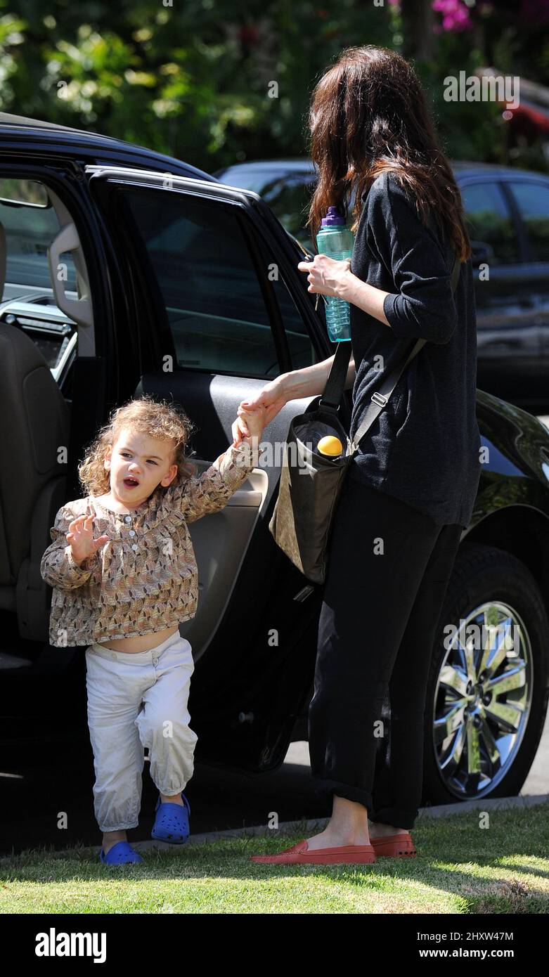 Michelle Monaghan and her daughter Willow run errands in Los Angeles ...