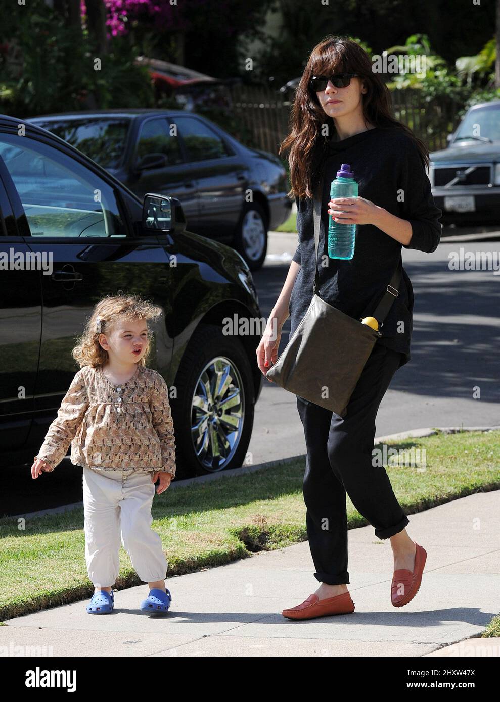 Michelle Monaghan and her daughter Willow run errands in Los Angeles ...