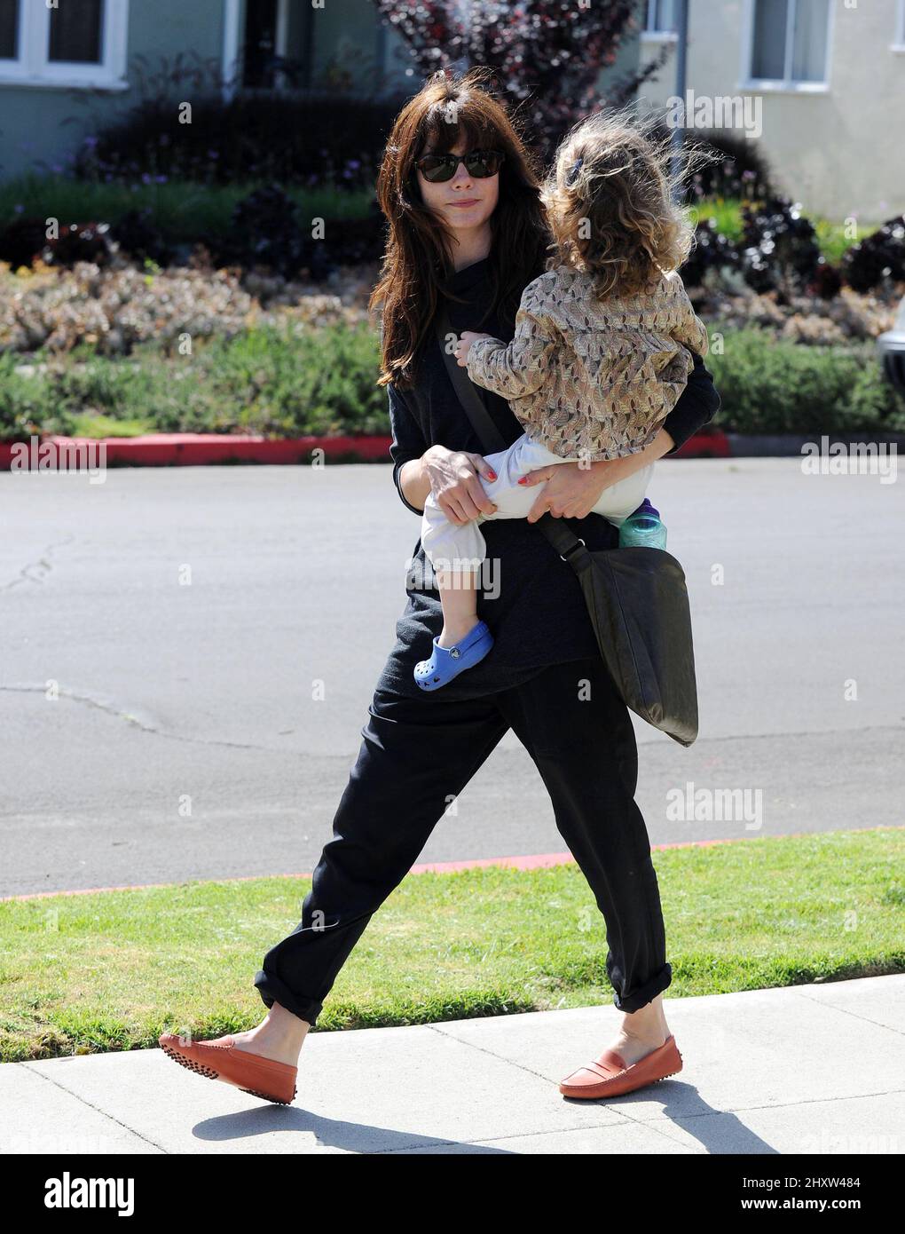 Michelle Monaghan and her daughter Willow run errands in Los Angeles ...