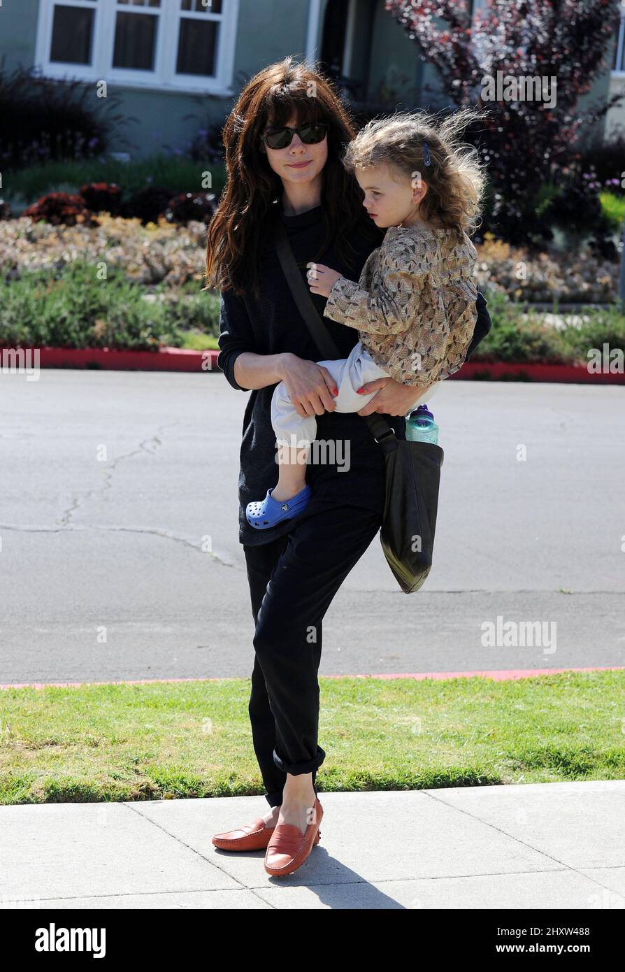 Michelle Monaghan and her daughter Willow run errands in Los Angeles ...