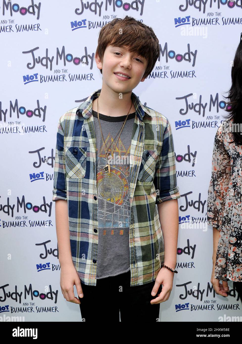 Greyson Chance during the "Judy Moody And The Not Bummer Summer" Los ...