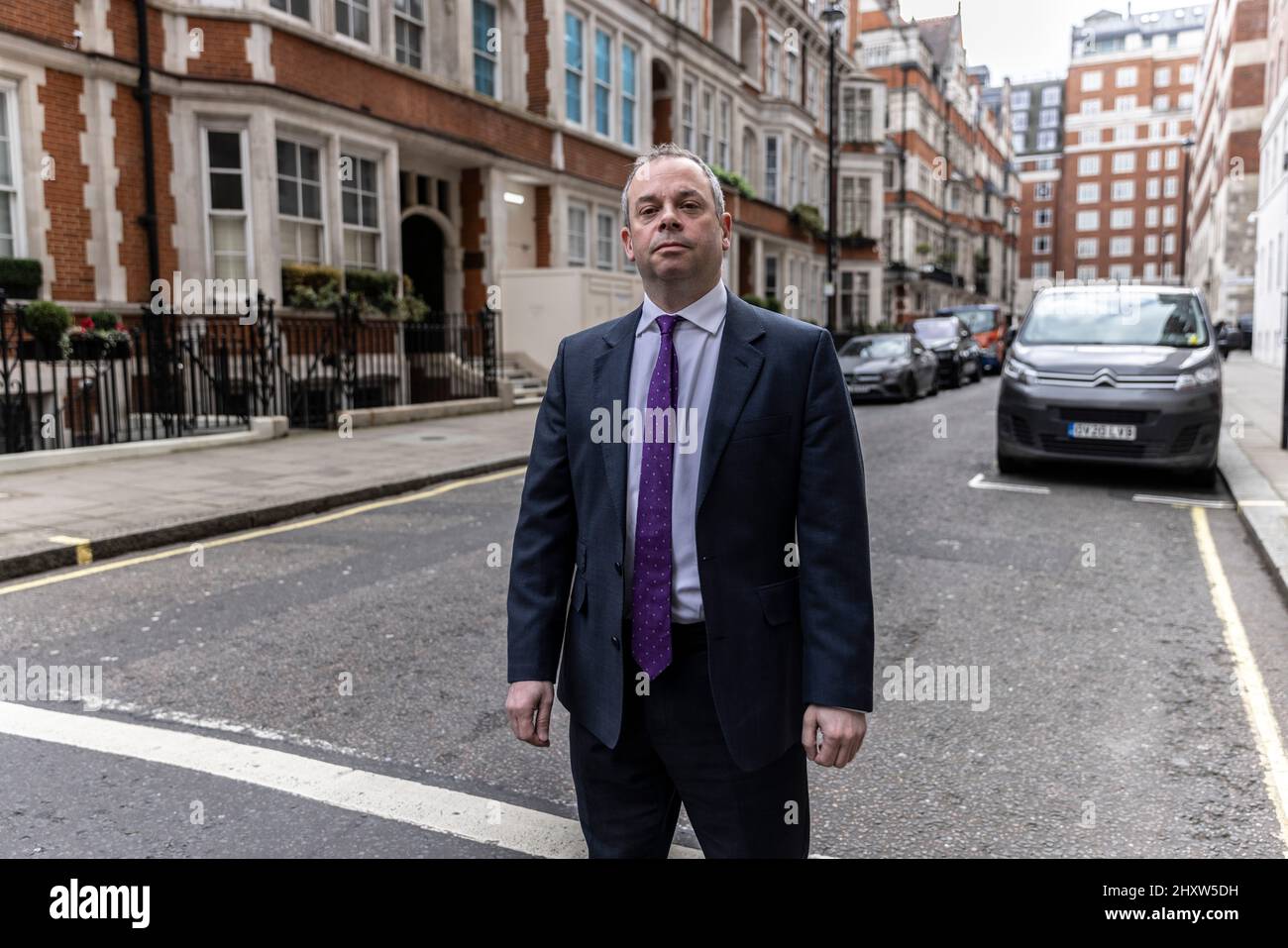 PHOTO:JEFF GILBERT 09th March 2022, Mayfair London, UK Nigel Kuschner ...