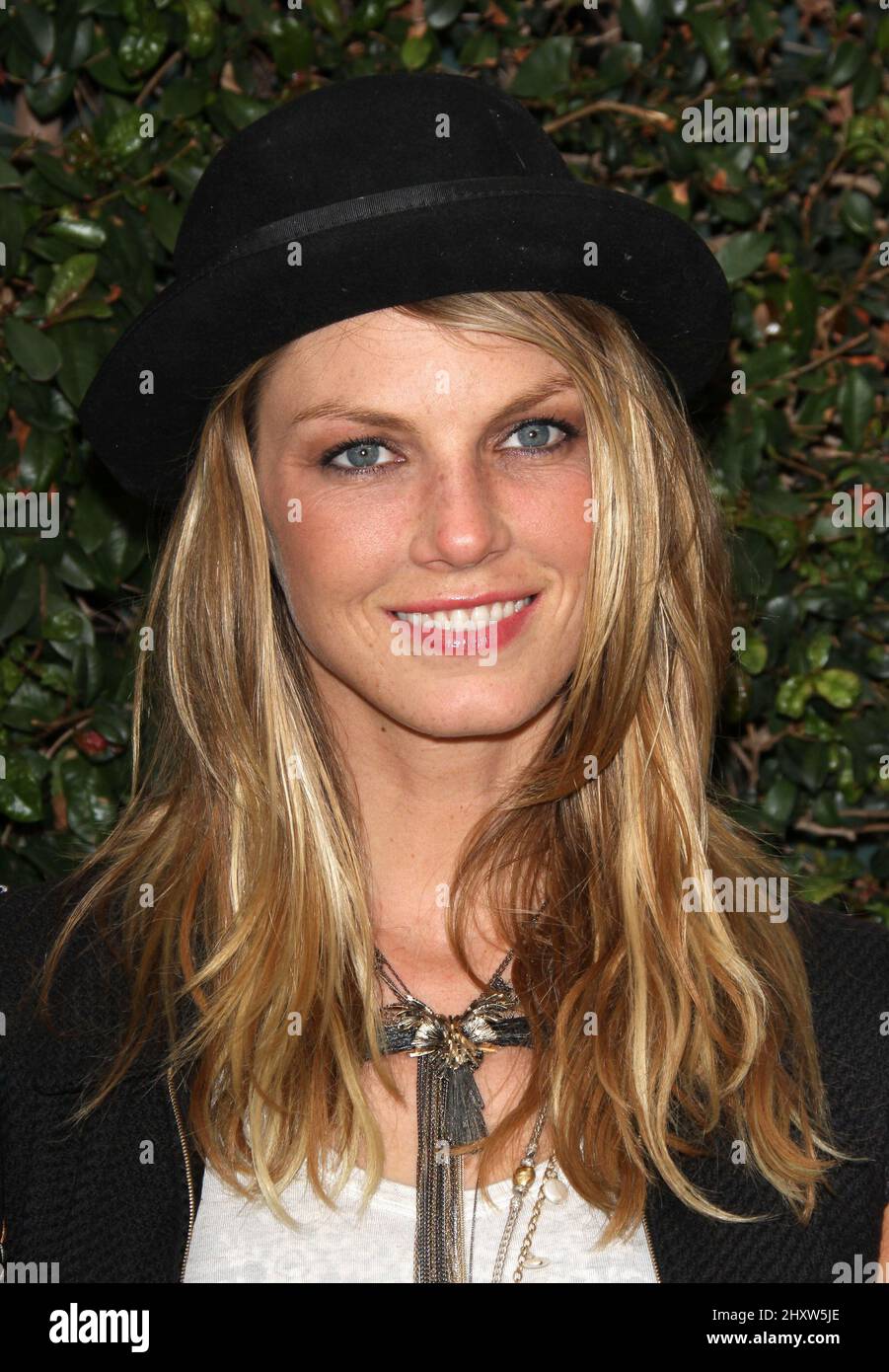 Angela Lindvall during Chanel's Benefit Dinner for Natural Resources ...