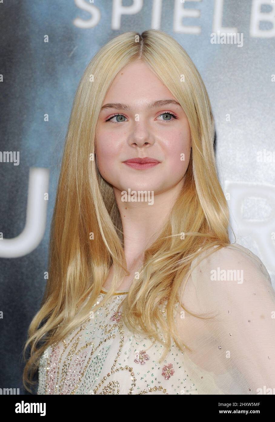 Elle Fanning at the "Super 8" Los Angeles premiere, held at the Regency ...